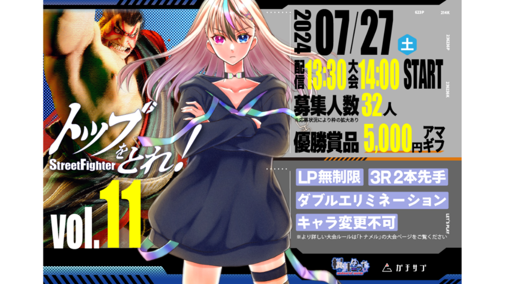 【第十一回】トップをとれ！ #SF6 杯 オンライン ストリートファイター6 スト6 SF6 - eスポーツ大会 イベント情報